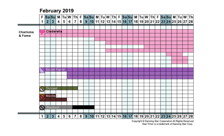 Instant Personal Charisma & Fame Calendar